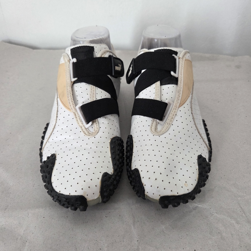 Vintage Puma Mostro White Perforated Leather Women’s … - Gem